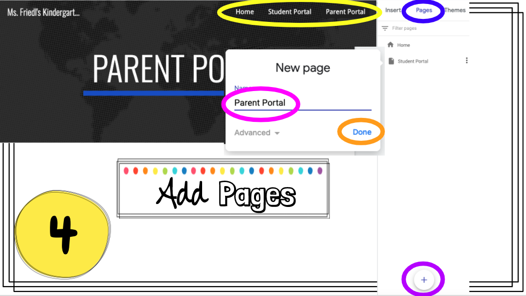 How to Make a Google Site – Kinder Kid at Heart